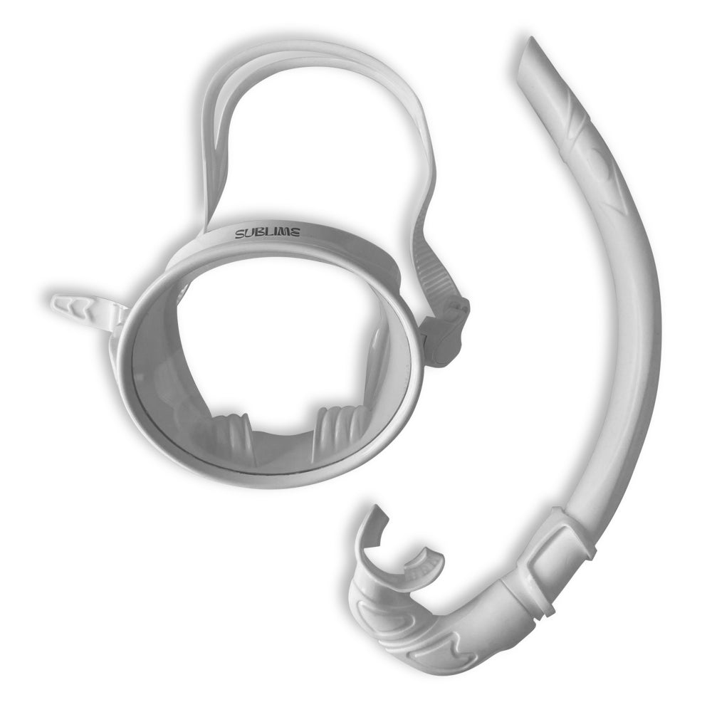 Sublime Vintage Snorkel Set - White | Sublime Supplies Girls Dive Mask ...